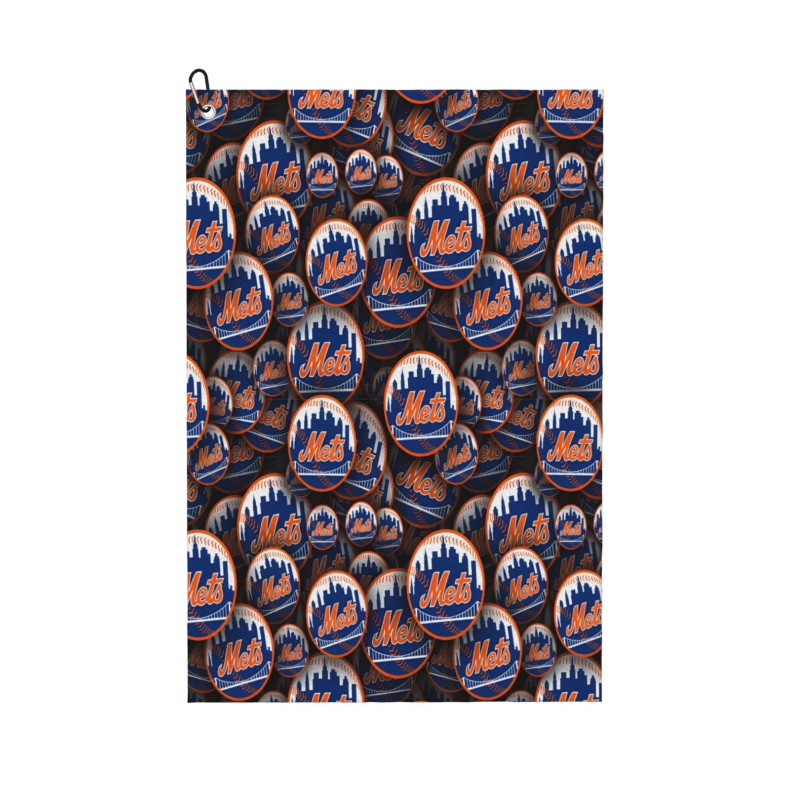 Mets Custom Golf Towel Microfiber with Clip, Baseball Team Pattern Fun ...