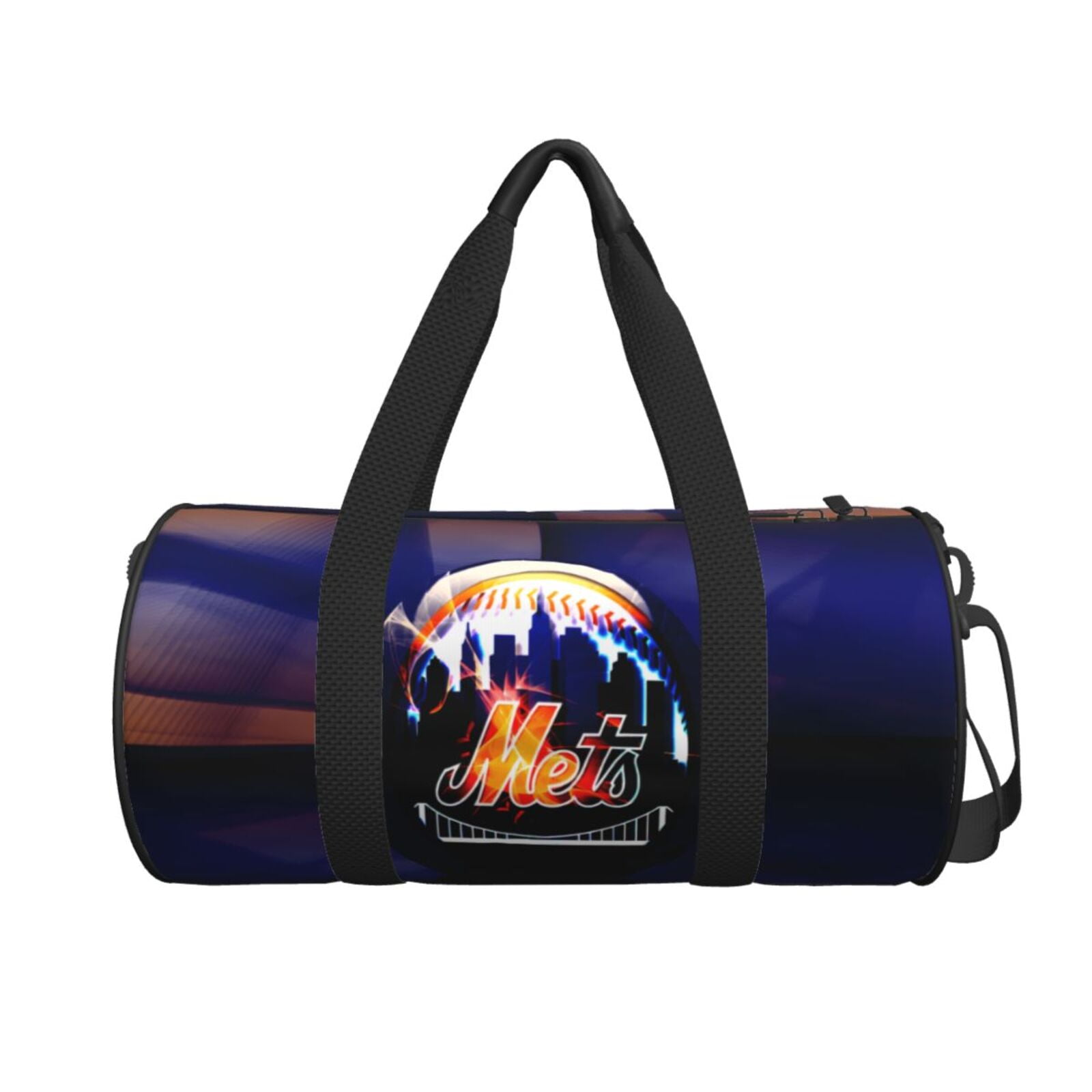 Mets Custom Large Duffel Bag Baseball Team Fans Sports Gym Bag Travel ...