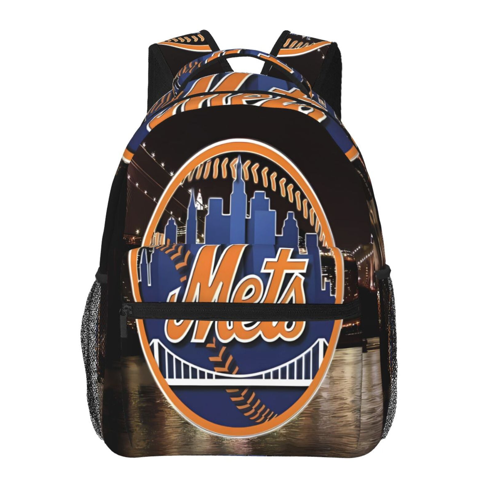 Mets Football Lovers Lightweight Casual Backpack Polyester Adjustable ...