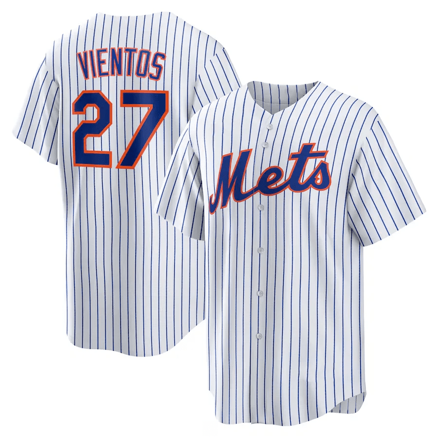 Mets Men's Mark Vientos#27 Home Limited Player Jerseys Fans Classic ...