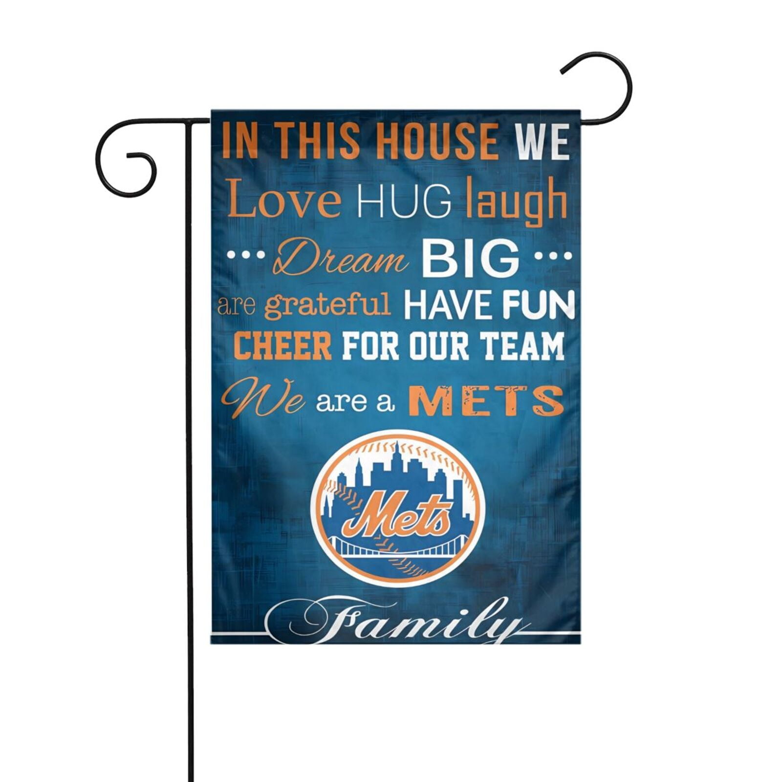 Mets Team Garden Flag Indoor Outdoor Decoration Double Sided Flag ...