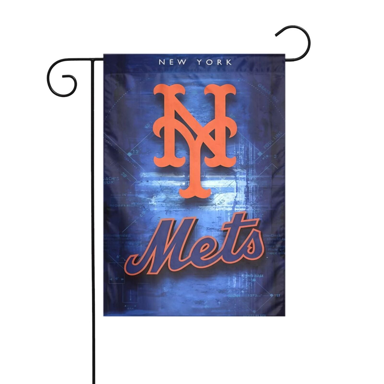 Mets Team Garden Flag Indoor Outdoor Decoration Double Sided Flag ...