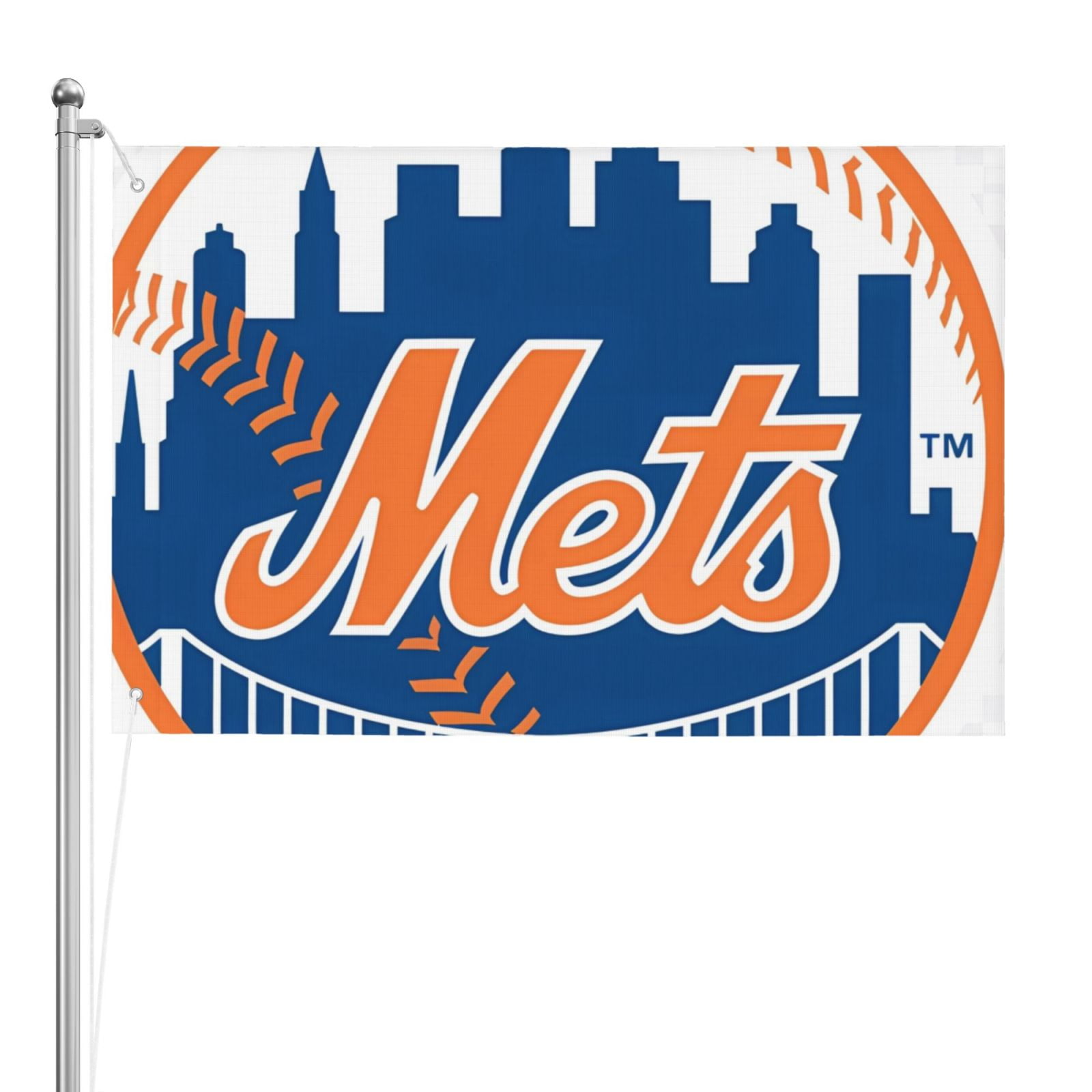 Mets Three Layer personalized Double Sided Flag Football Fans National ...