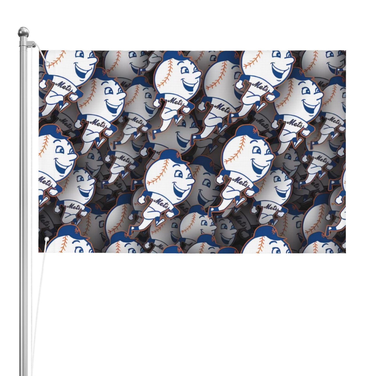 Mets Three Layer personalized Double Sided Flag Football Fans National ...