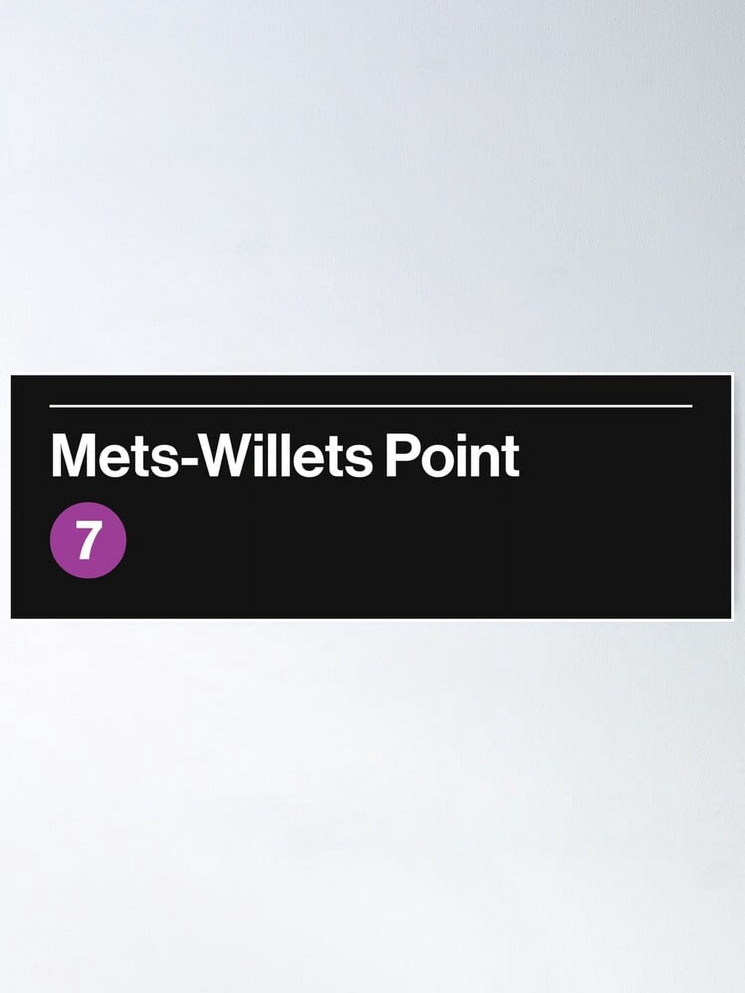 Mets - Willets Point Station Poster - Walmart.com