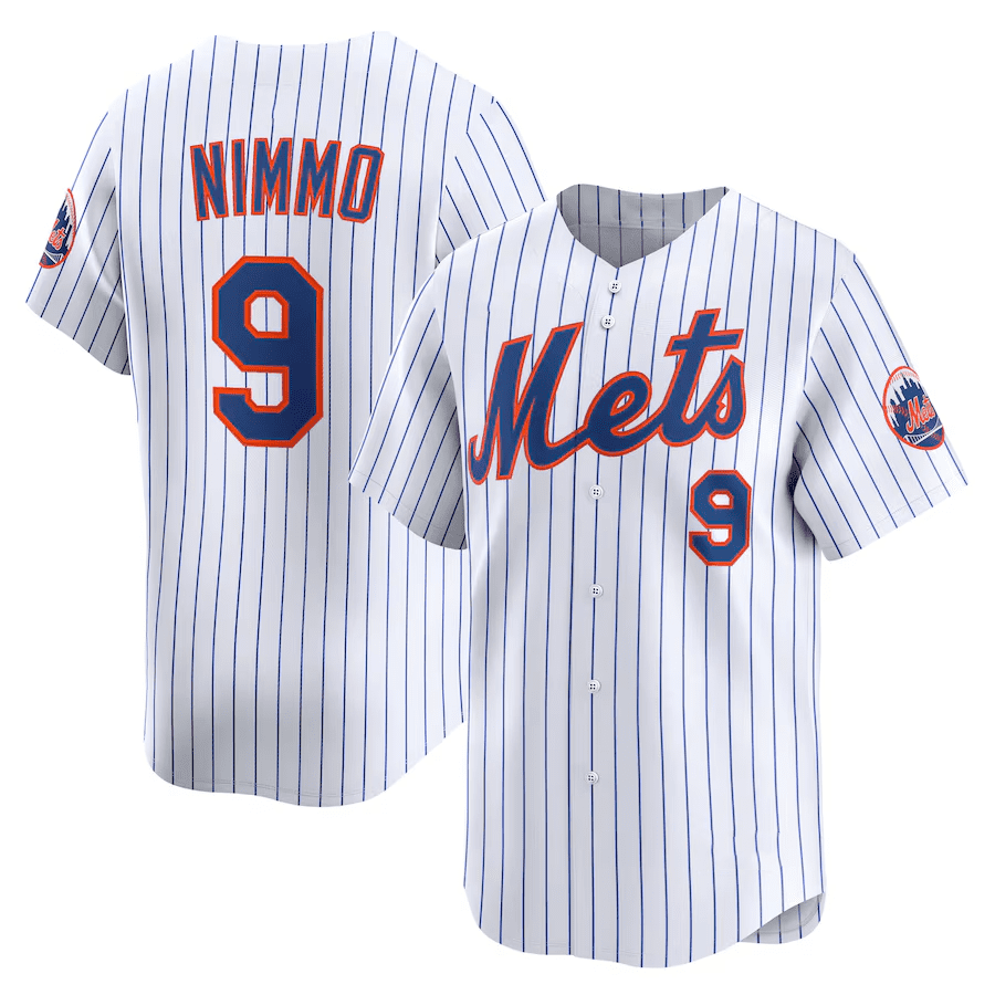Mets Youth Brandon Nimmo#9 Fans short sleeve Pl_ay_er World Series 2024 ...
