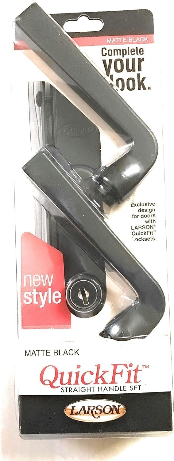 Mett Black Larson QuickFit Lockset, Matte Black - Walmart.com