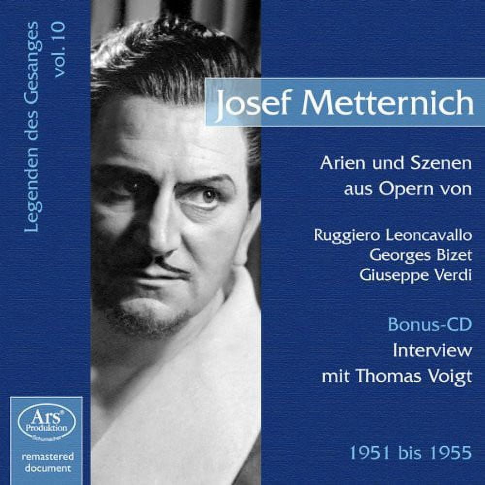 Metternich / Leoncavallo / Bizet / Verdi - Legenden Des Gesangs 10: Scenes from Operas - Music ...