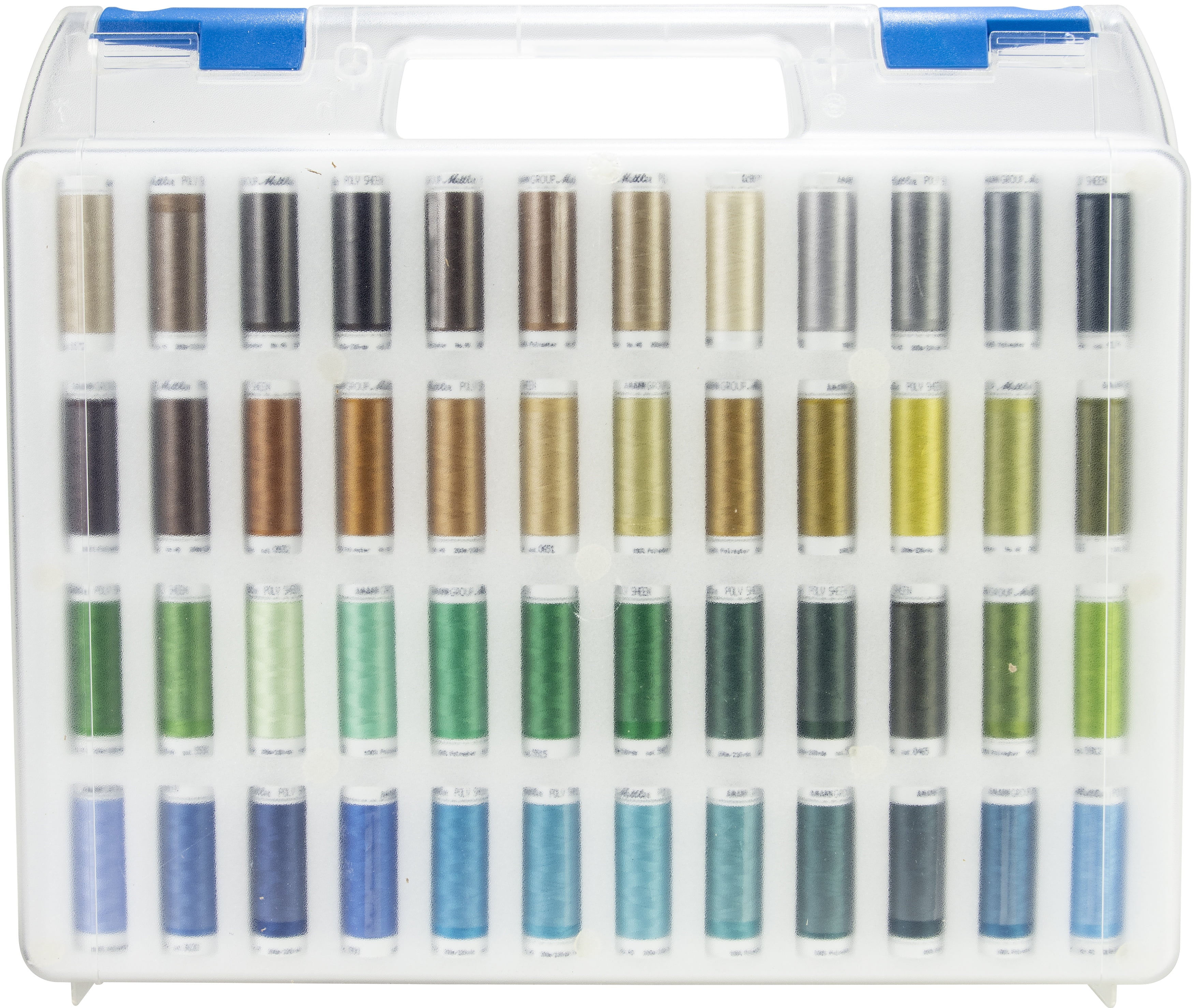 Mettler Poly Sheen Thread Case W/96 Spools- - Walmart.com
