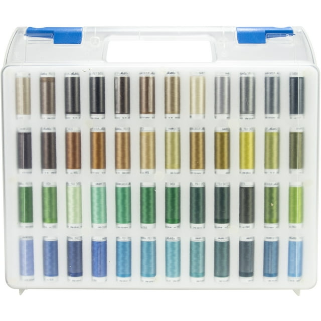 Mettler Poly Sheen Thread Case W/96 Spools- - Walmart.com
