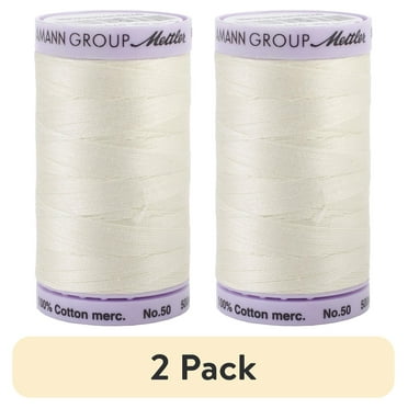 Mettler Silk Finish Cotton #50 547yd Eggshell - Walmart.com