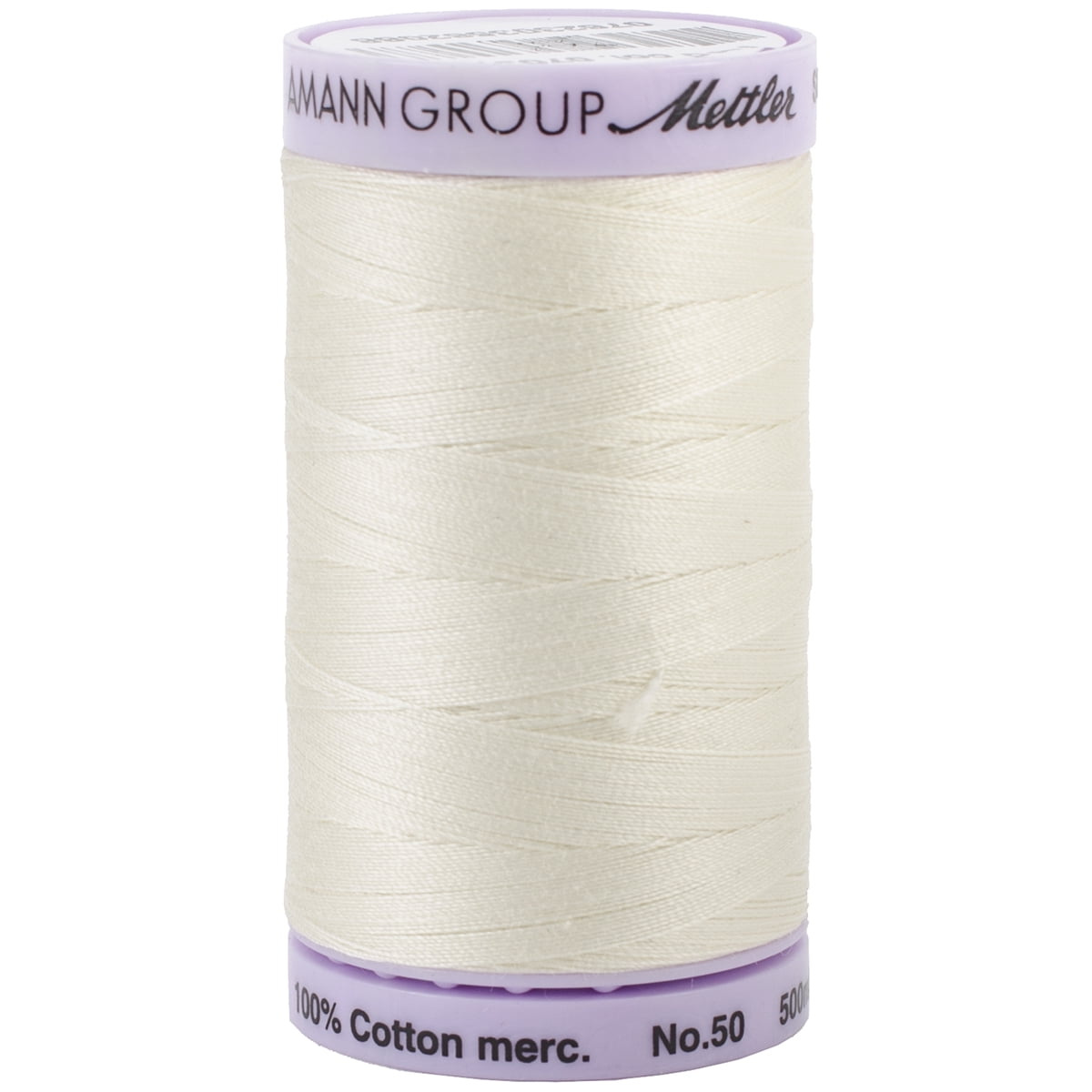 Mettler Silk Finish Cotton Thread 50wt 547yd Antique White - Walmart.com