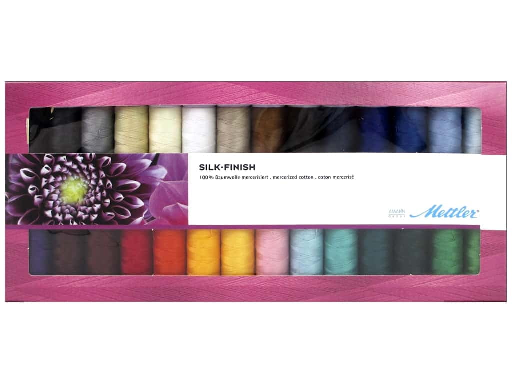 Mettler Silk Finish Thread Kit with 28 Reels by Mettler - Walmart.com