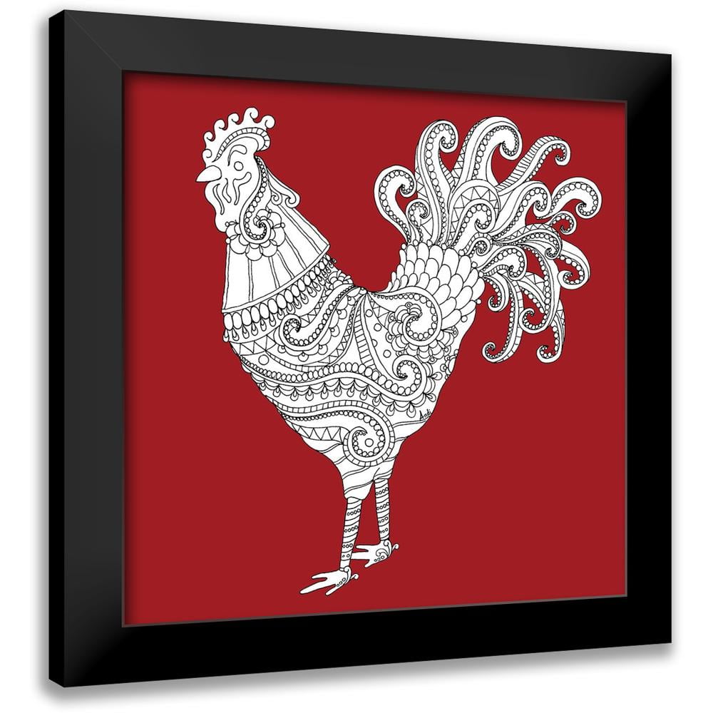 Metz, Andi 15x15 Black Modern Framed Museum Art Print Titled - Ornate ...