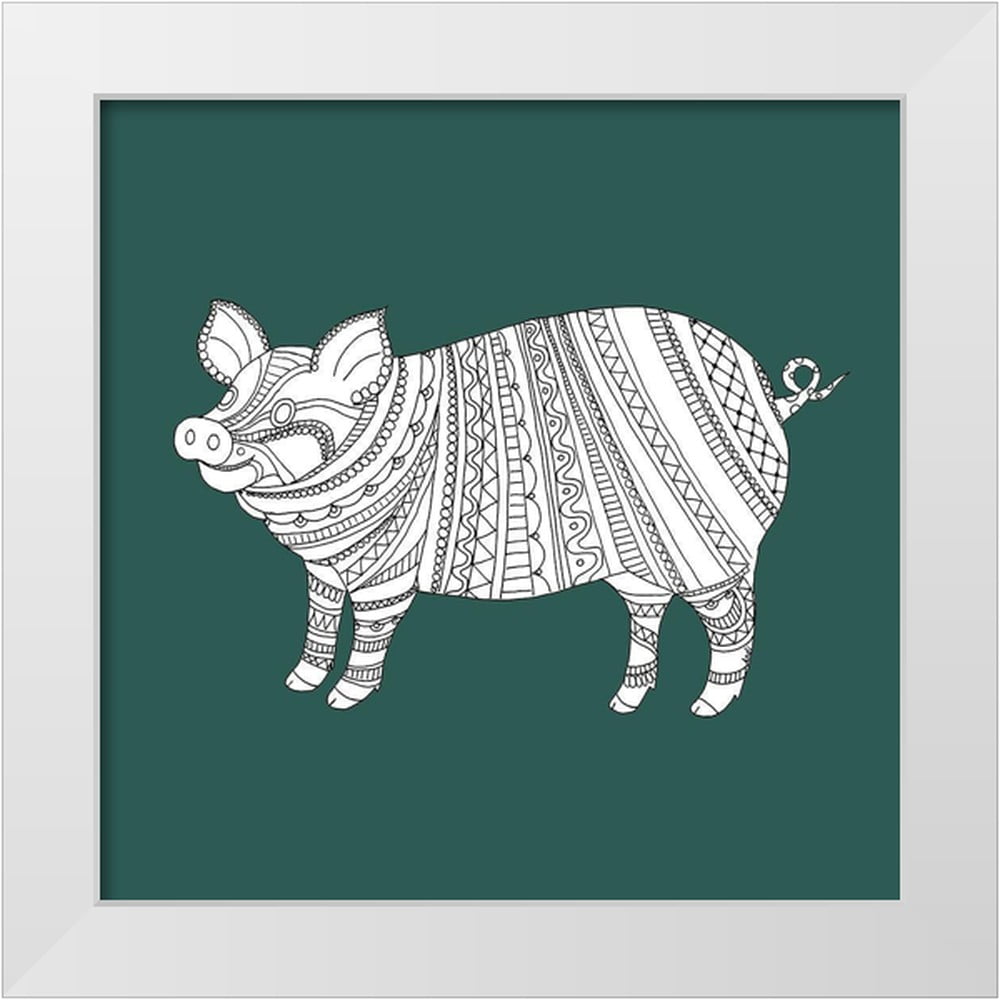 Metz, Andi 26x26 White Modern Wood Framed Museum Art Print Titled ...