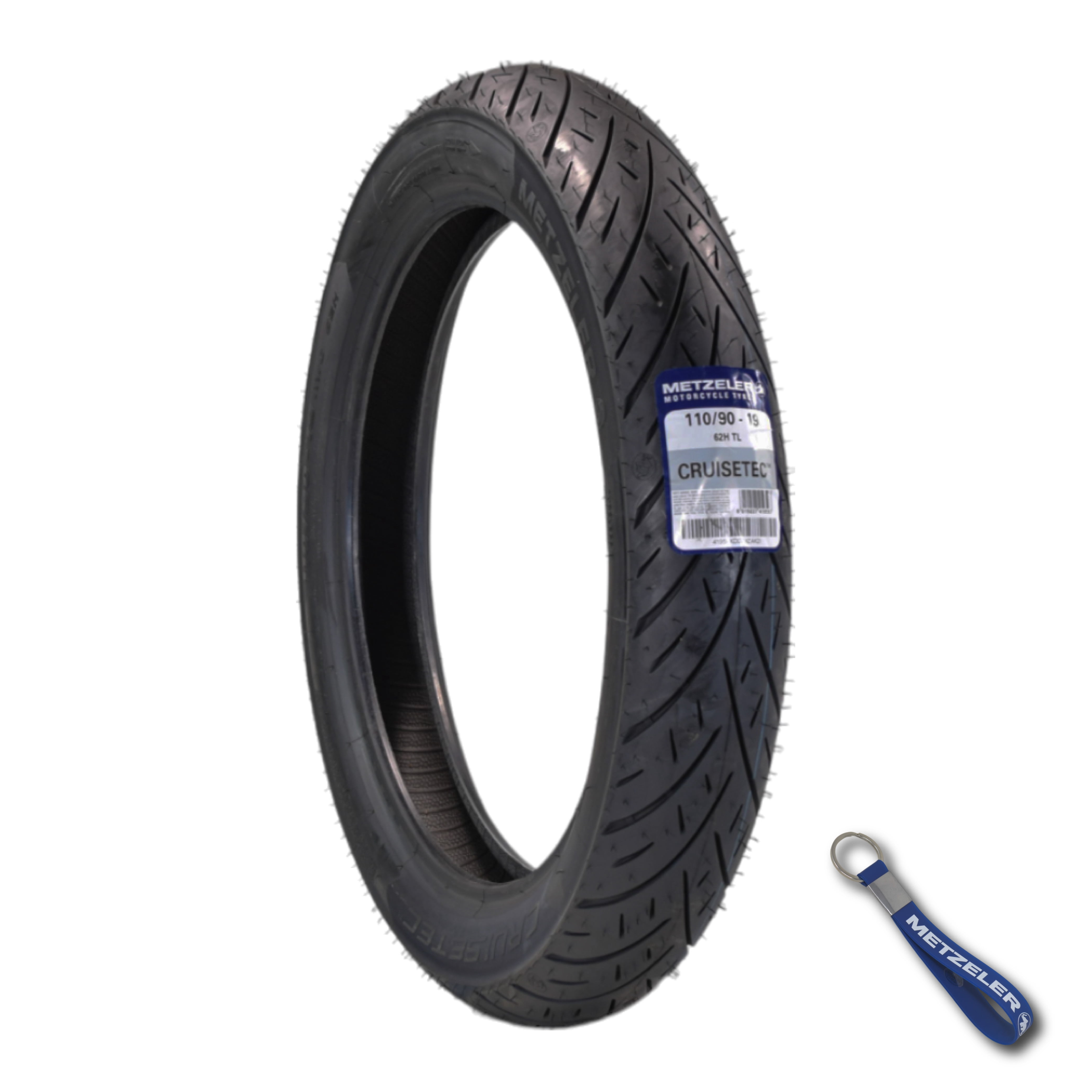 Metzeler Cruisetec 110/90-19 62H TL V-Twin Motorcycle Front Tire with ...