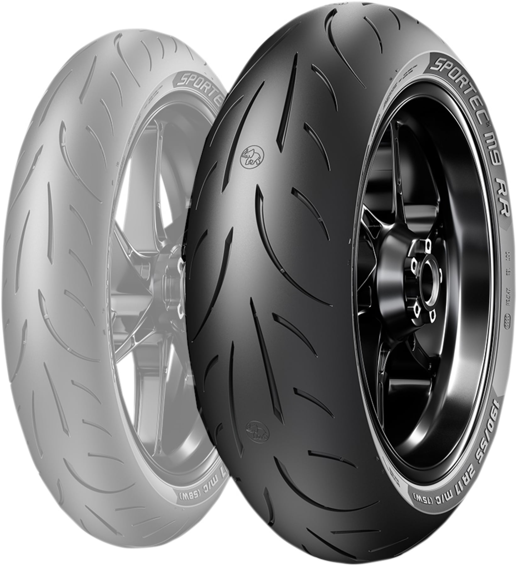 Metzeler Motorcycle Sportec M9 RR Rear Tire 190/50ZR17 (3617200 ...