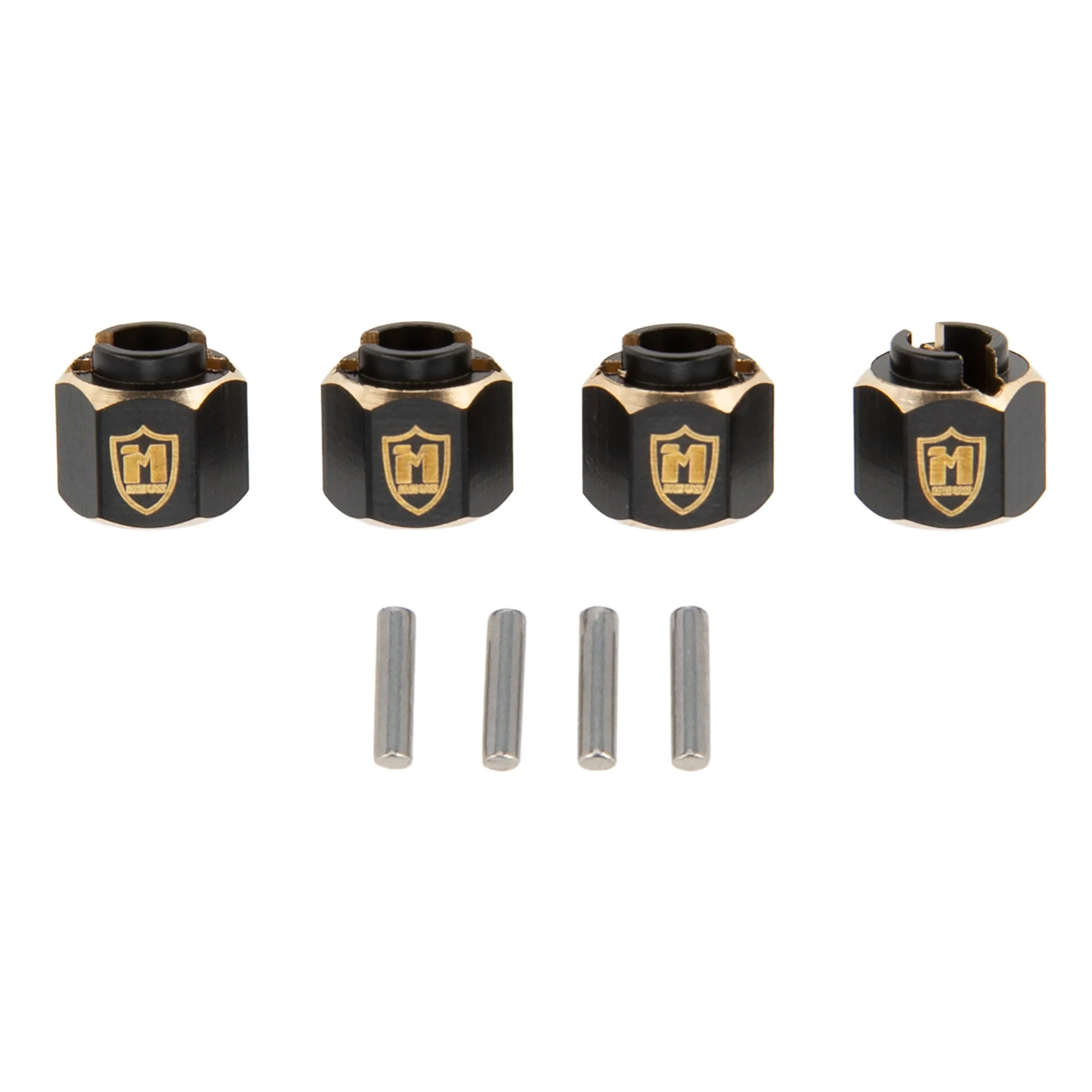 Meus Racing Brass Wheel Hex Hub Extenders Adaptor 6mm(+2mm) for 1/18 RC ...