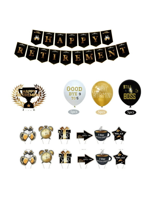 Retirement Party Decorations in Retirement Party Supplies - Walmart.com