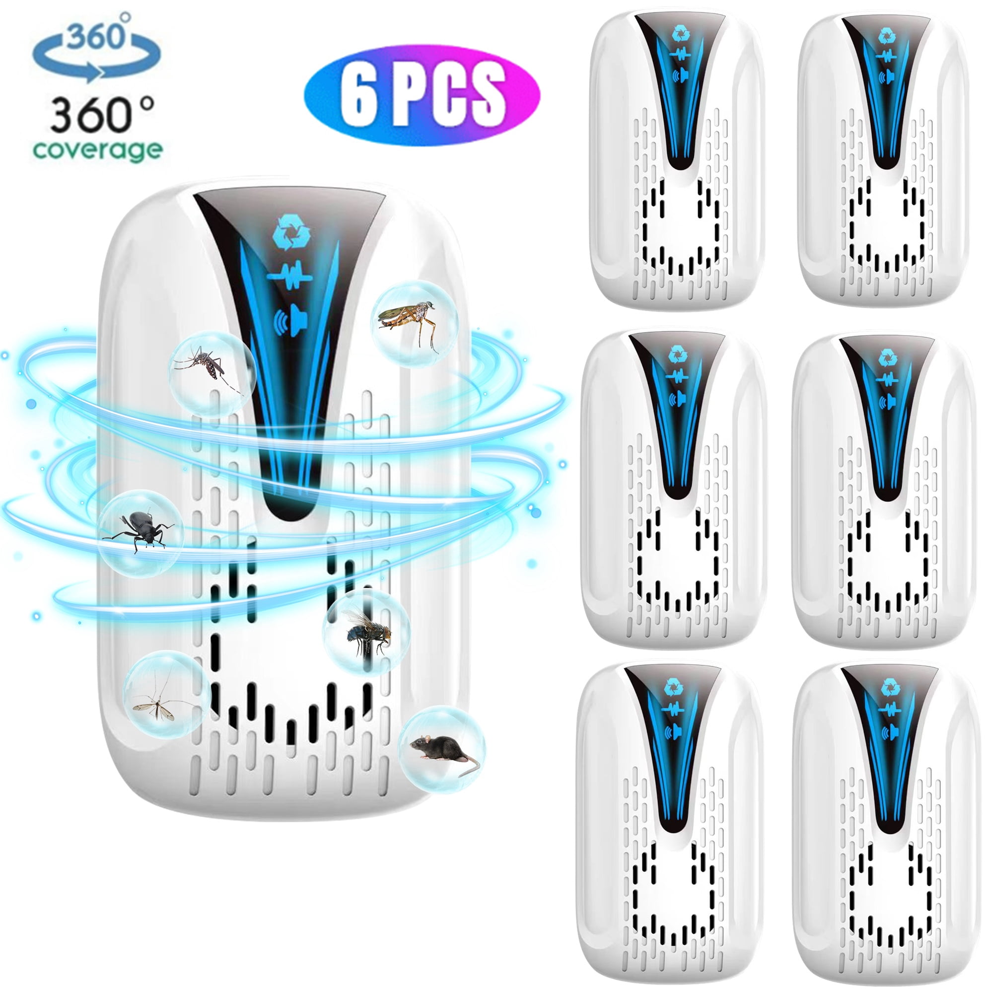 Meuvax Electronic Pest Control Plug in for Mice Bug Mosquito Rodent ...