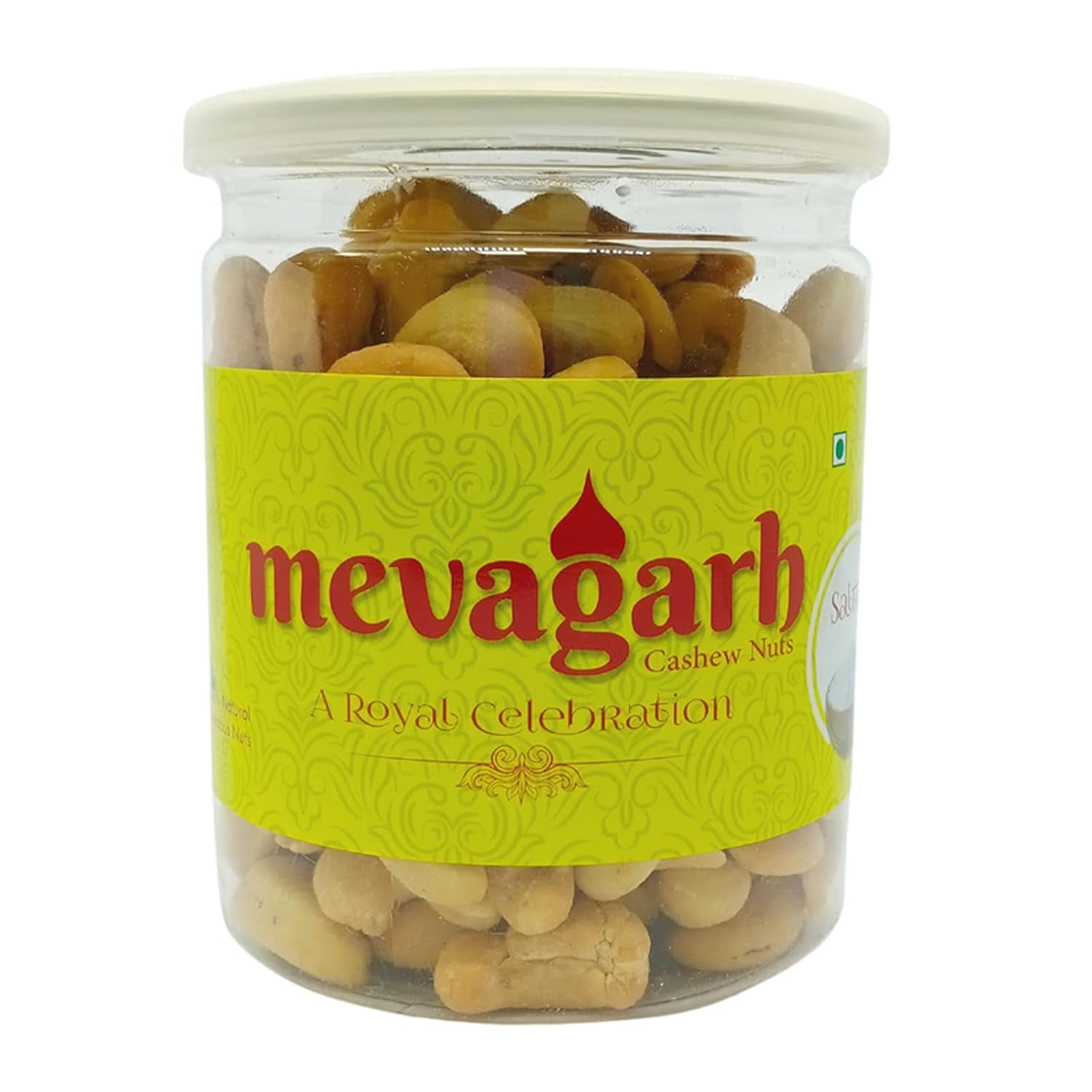 Mevagarh Classic Flavoured Salted Cashews (250g X1) |Zero Cholesterol ...