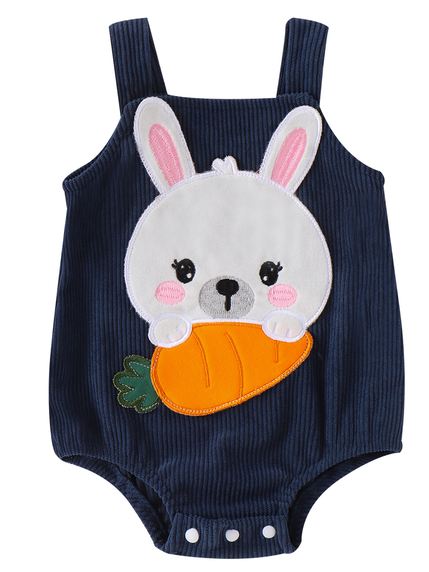 Mevireiy Baby Girl Easter Halter Romper Sleeveless Jumpsuit Cartoon ...