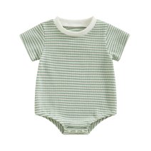 Red Interlock Short Sleeve Bodysuit Onezie - Walmart.com