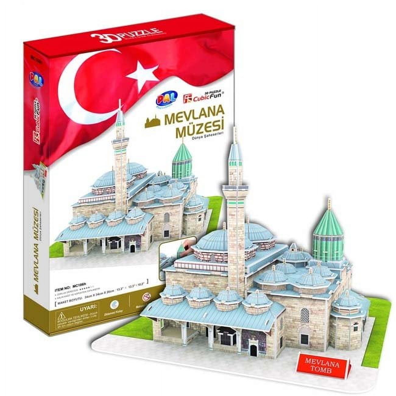 Mevlana Museum 3D Puzzle - Interactive Building Challenge - Walmart.com