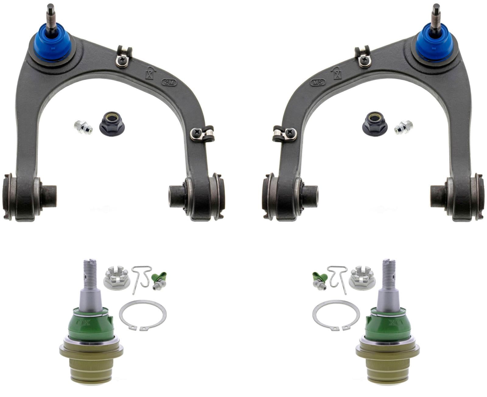 Mevotech Arms & Lower Ball Joints For Ford Ranger 19-2022 W/ Aluminum ...