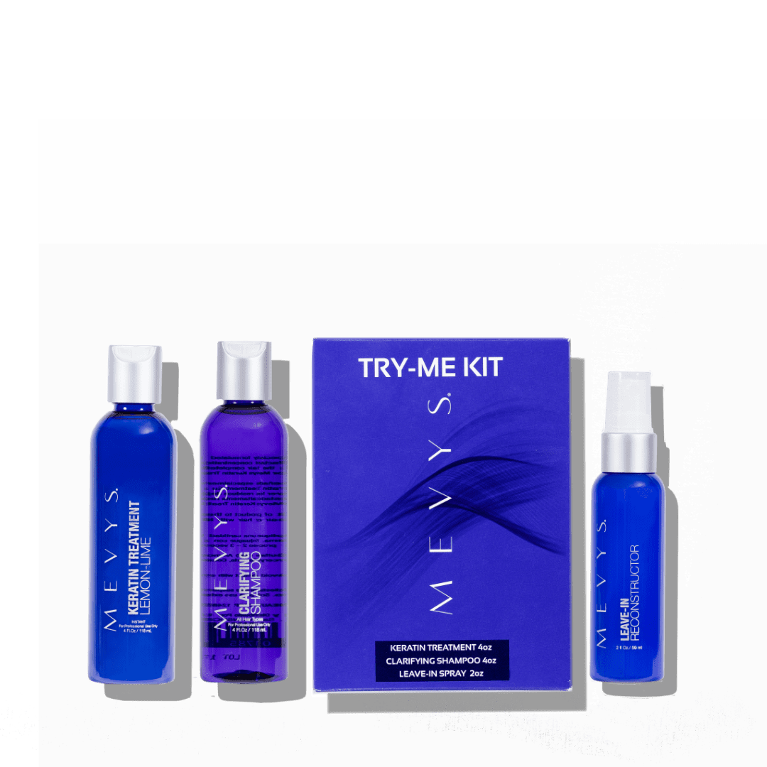 Mevys Try Me Kit - Starter Kit With Lemon Keratin, Clarifying Shampoo ...