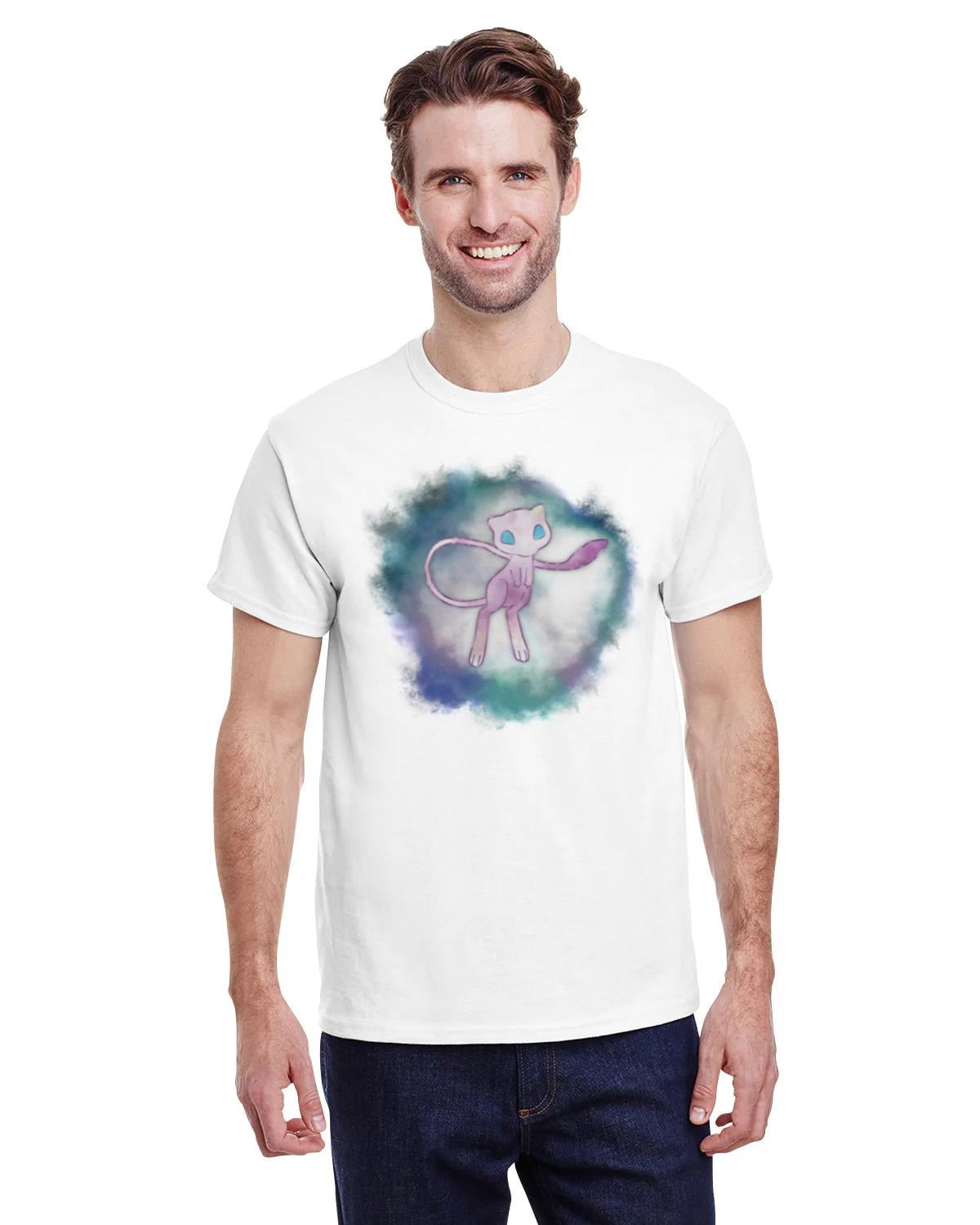 Mew Galaxy Background Pokemon Anime Video Game Unisex tee, for men ...