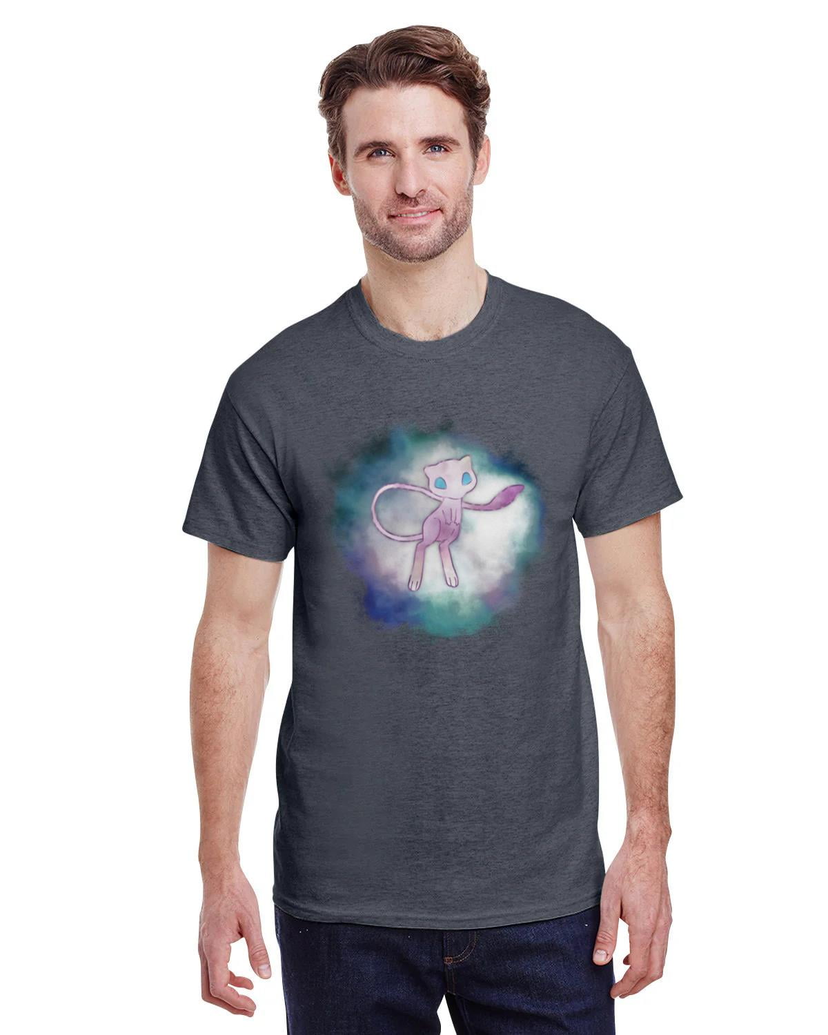 Mew Galaxy Background Pokemon Anime Video Game Unisex tee, for men ...