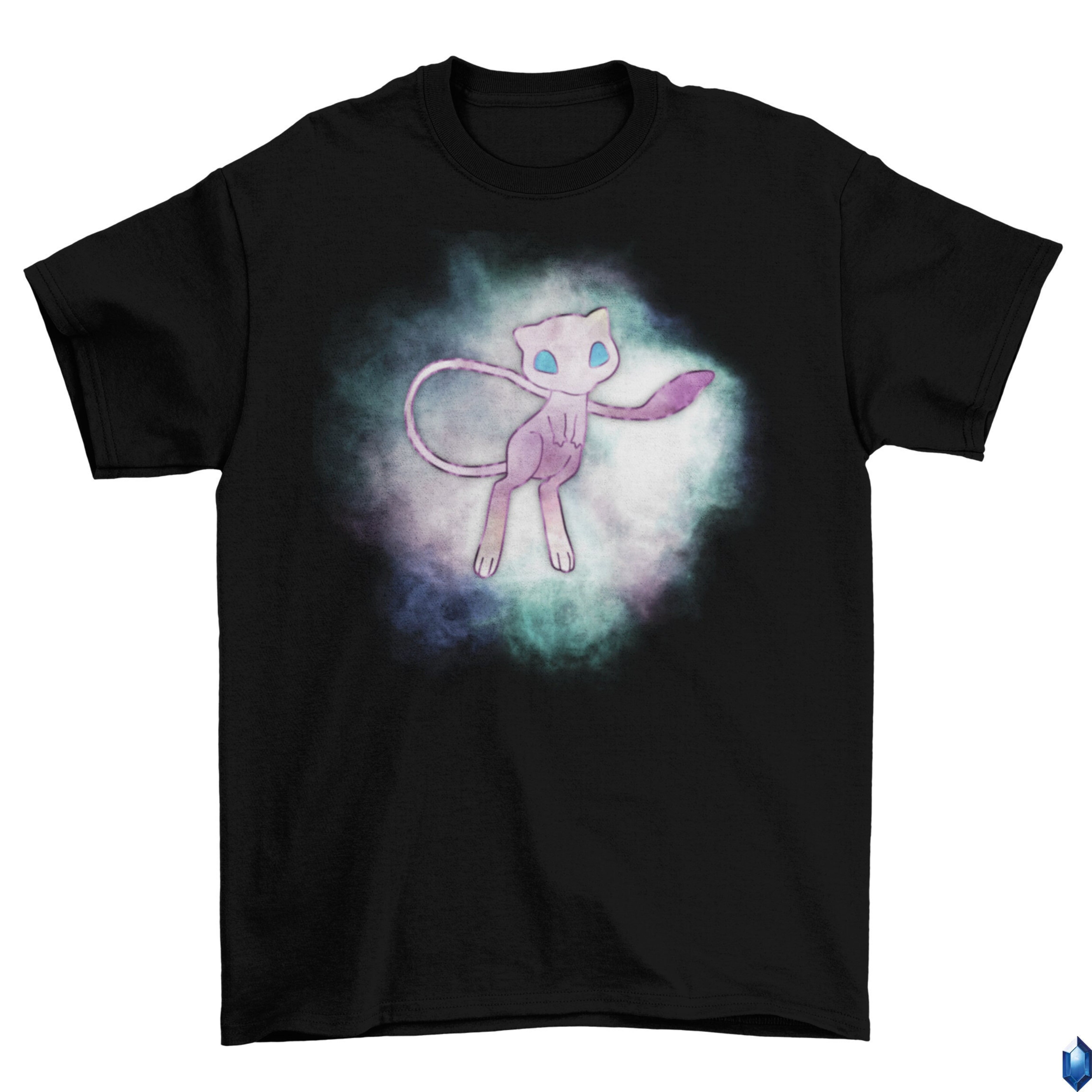 Mew Galaxy Background T-Shirt Unisex Cotton TV Sizes Video Game Anime ...