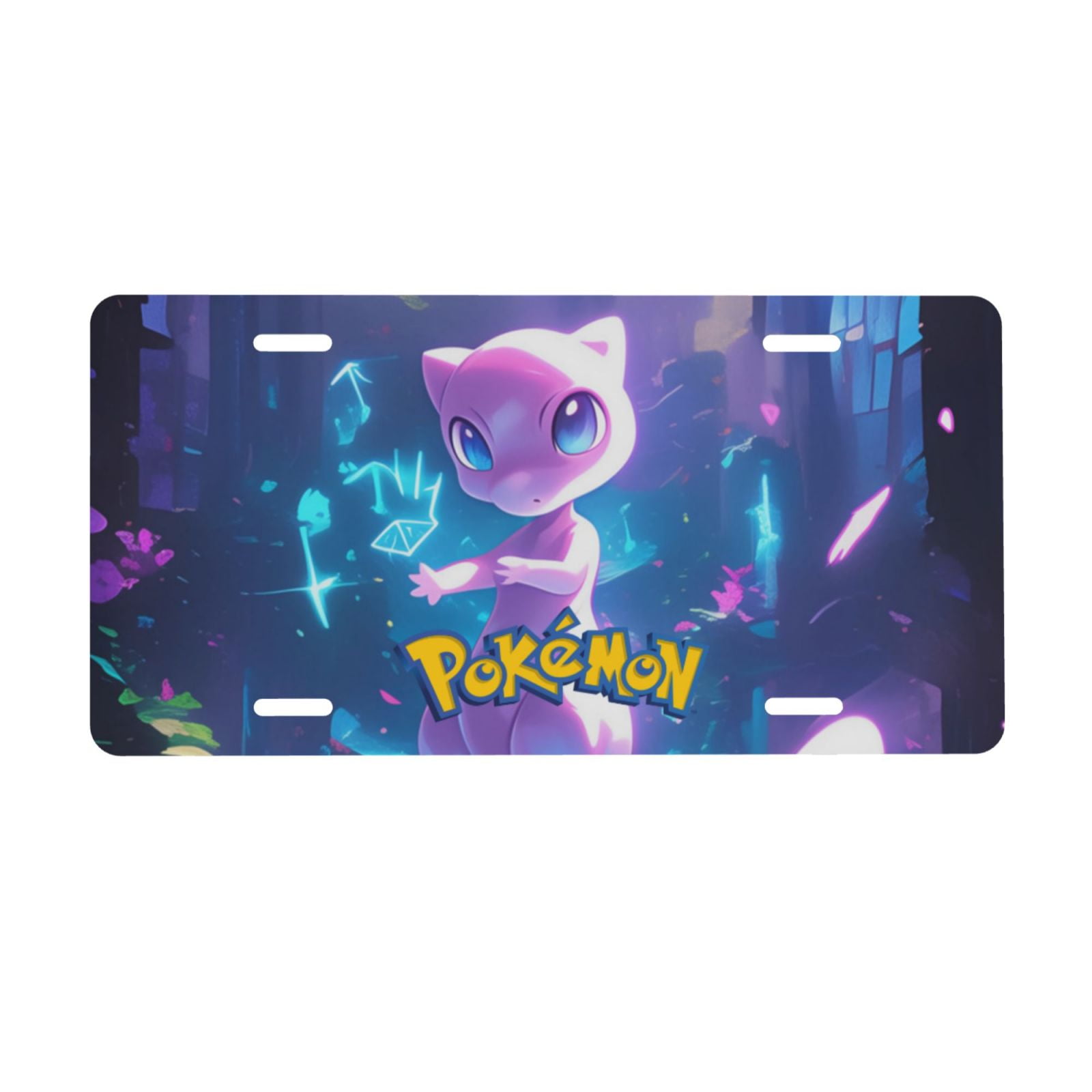 Mew License Plate, Car Front License Plates With 4 Holes, Metal Car ...