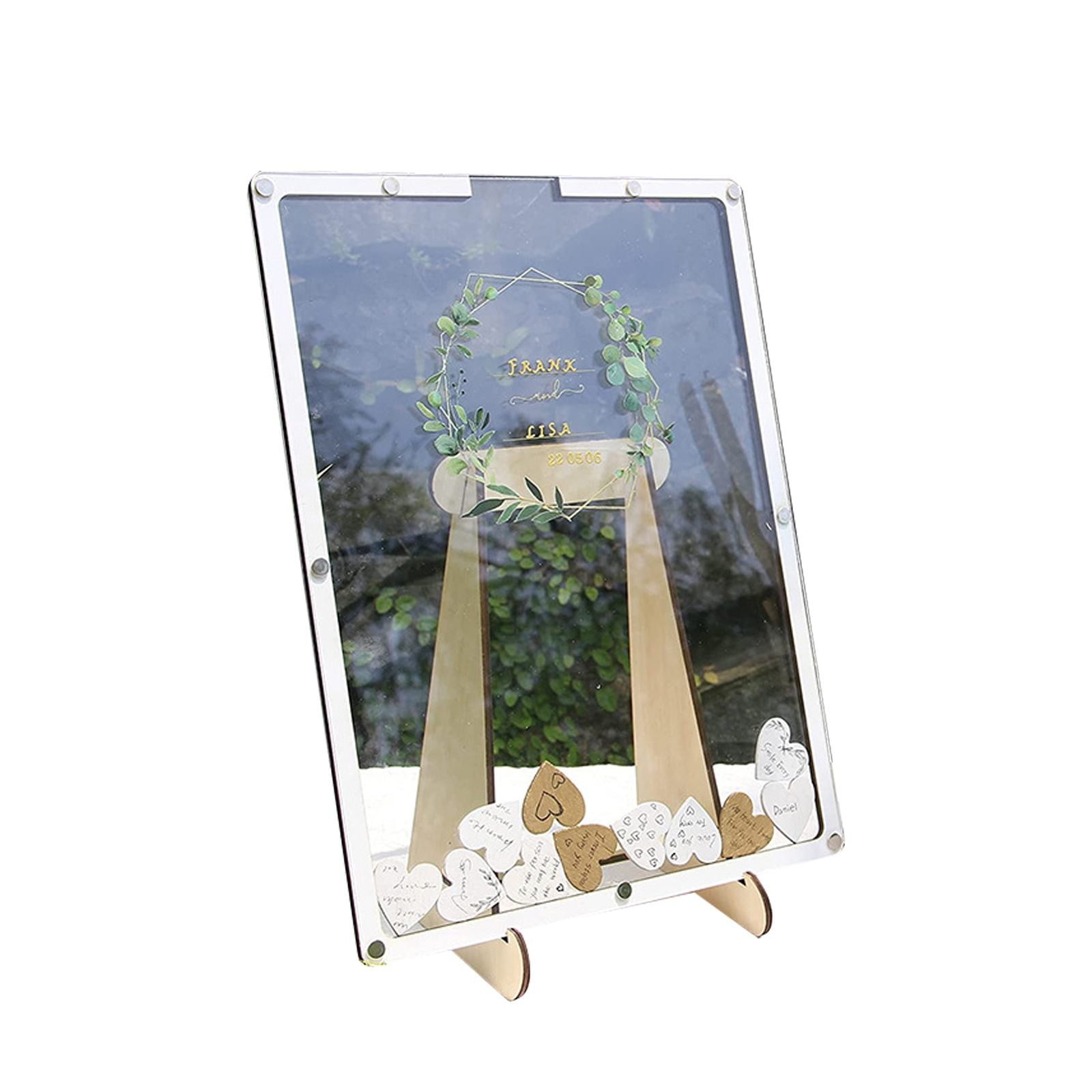 Mewcaen Personalized Gift Gold Wedding Check In Board Advanced Wedding ...