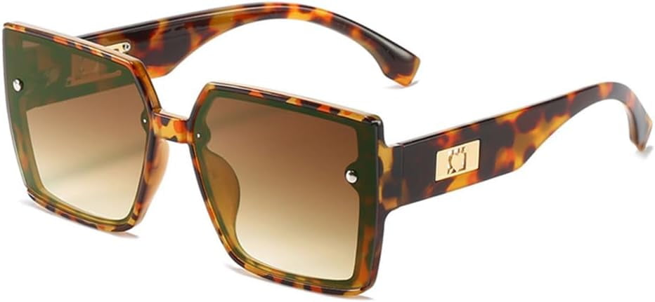 Mewfacos Sunglasses for Women Big Frame Color Changing Visor Glasses ...