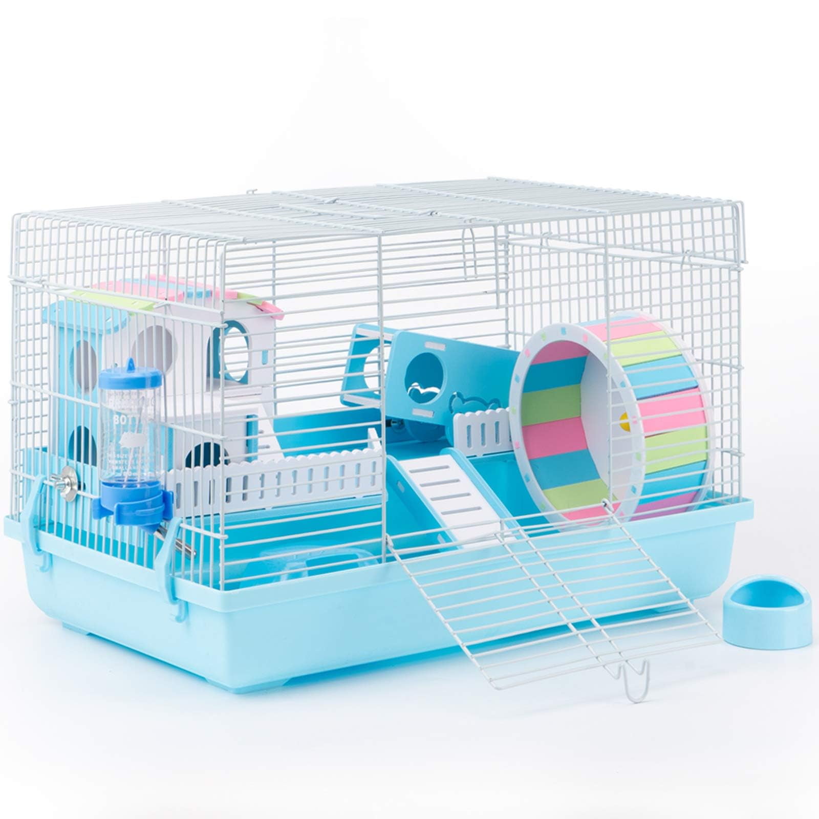 Mewoofun Large Hamster Cage Gerbil Haven Habitat Small Animal Cage ...