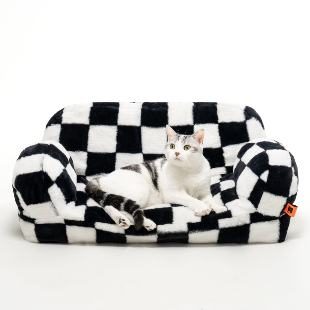 Mewoofun Pet Couch Bed, Washable, Non-Slip, for Cats & Dogs, Medium ...