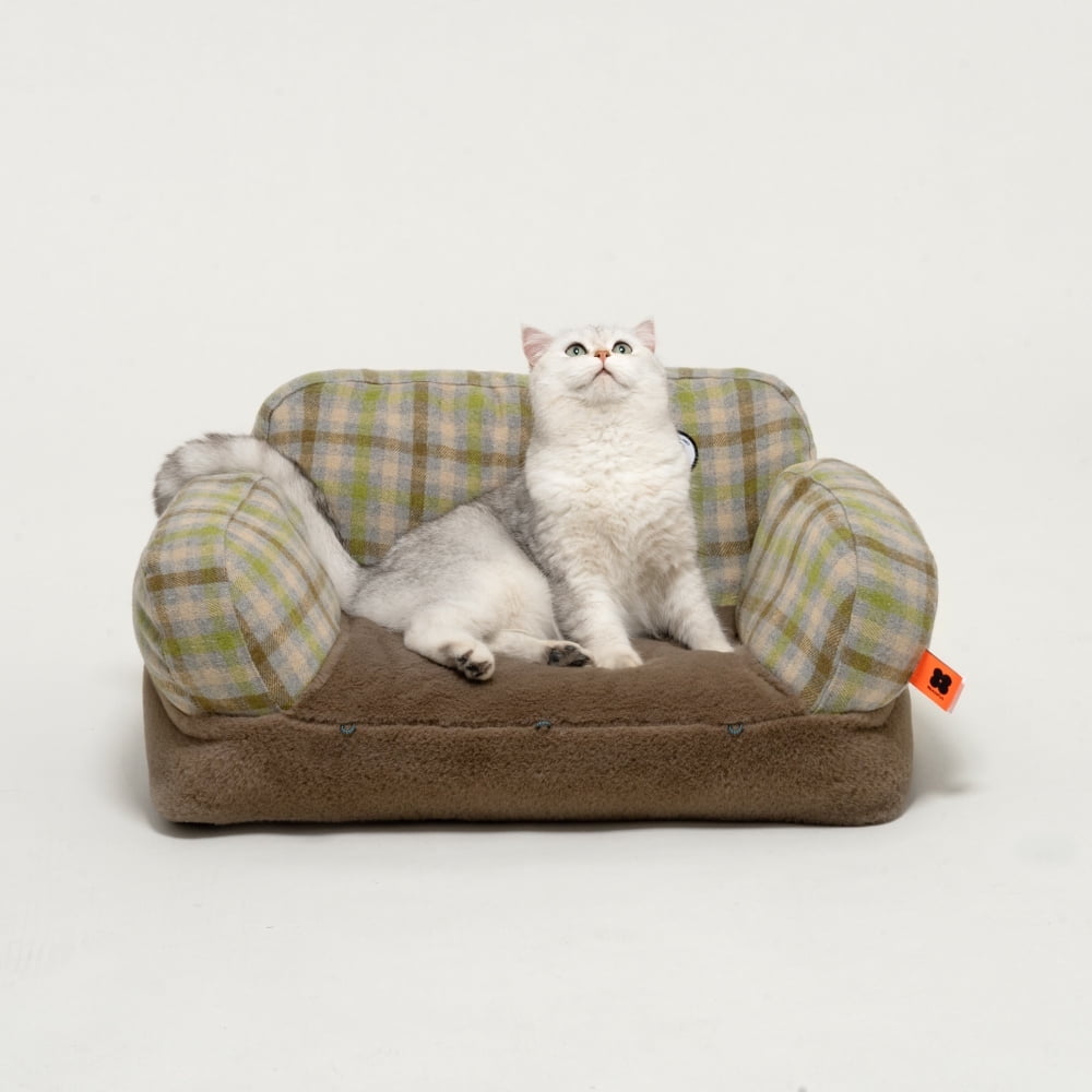Mewoofun Plush Soft Pet Couch Bed, Washable, Non-Slip Bottom, for ...