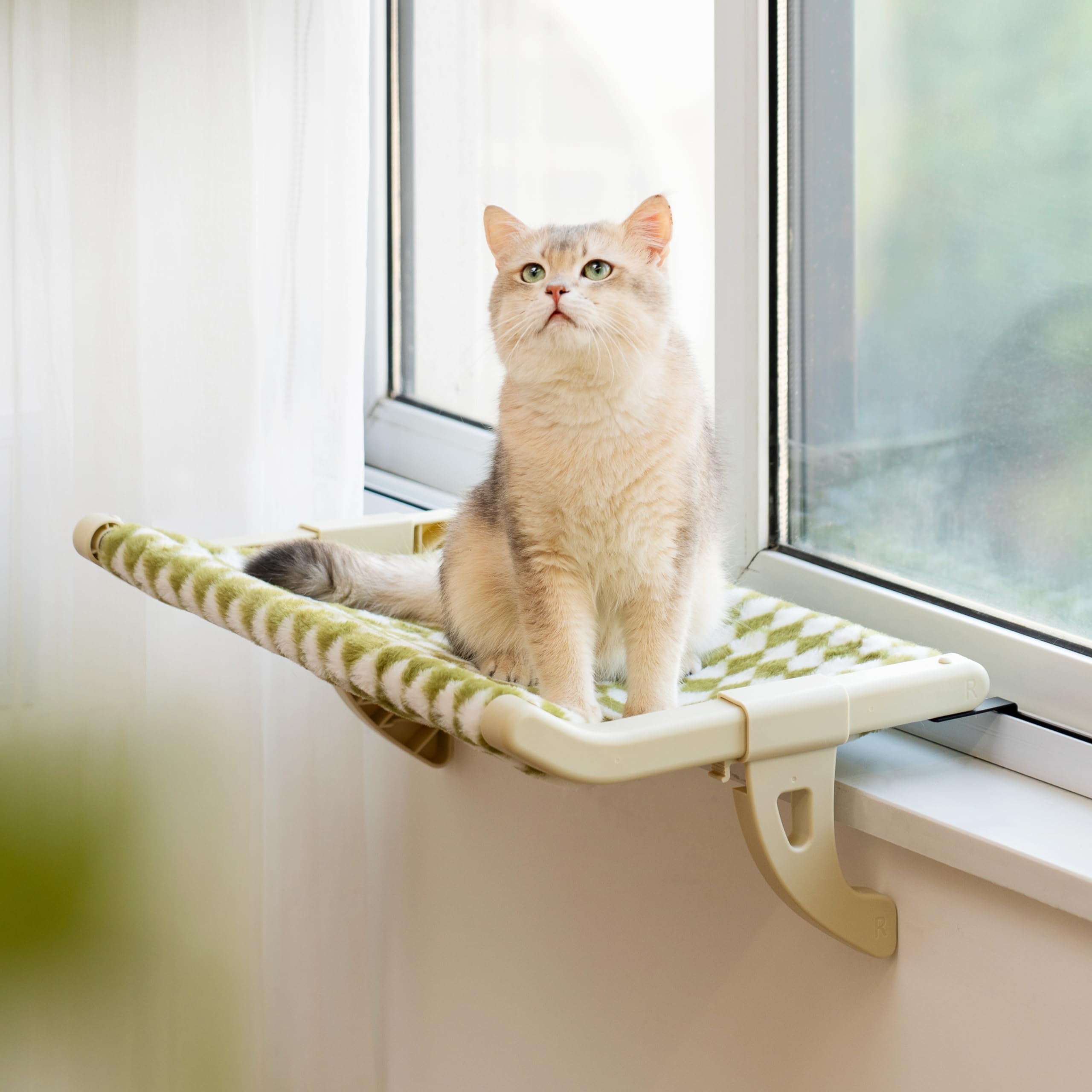 Mewoofun Window Sill Mount Cat Perch Indoor Cat Lounge No Drilling ...
