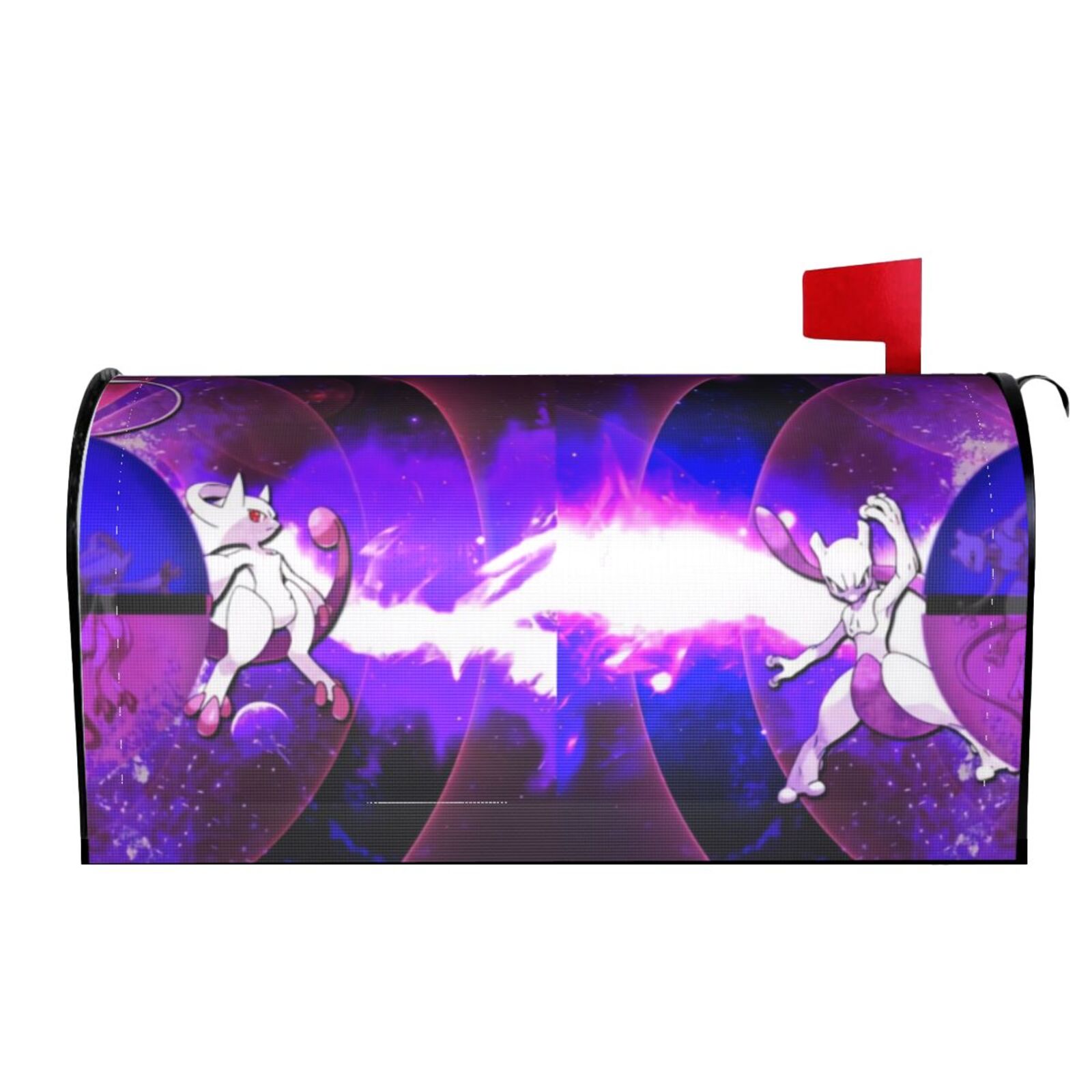 Mewtwo Pokemon Cartoon Character Mailbox Cover Magnetic Standard Size ...