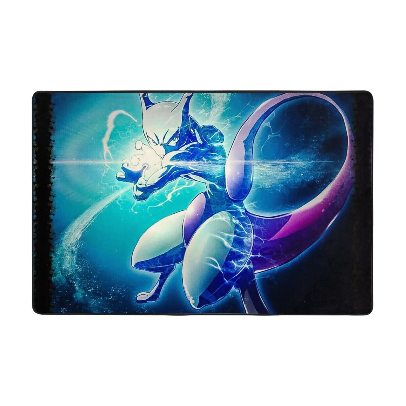 Mewtwo Pokemon Gamer Rug Room Non-Slip Gaming Rug Cool Graffiti Gaming ...