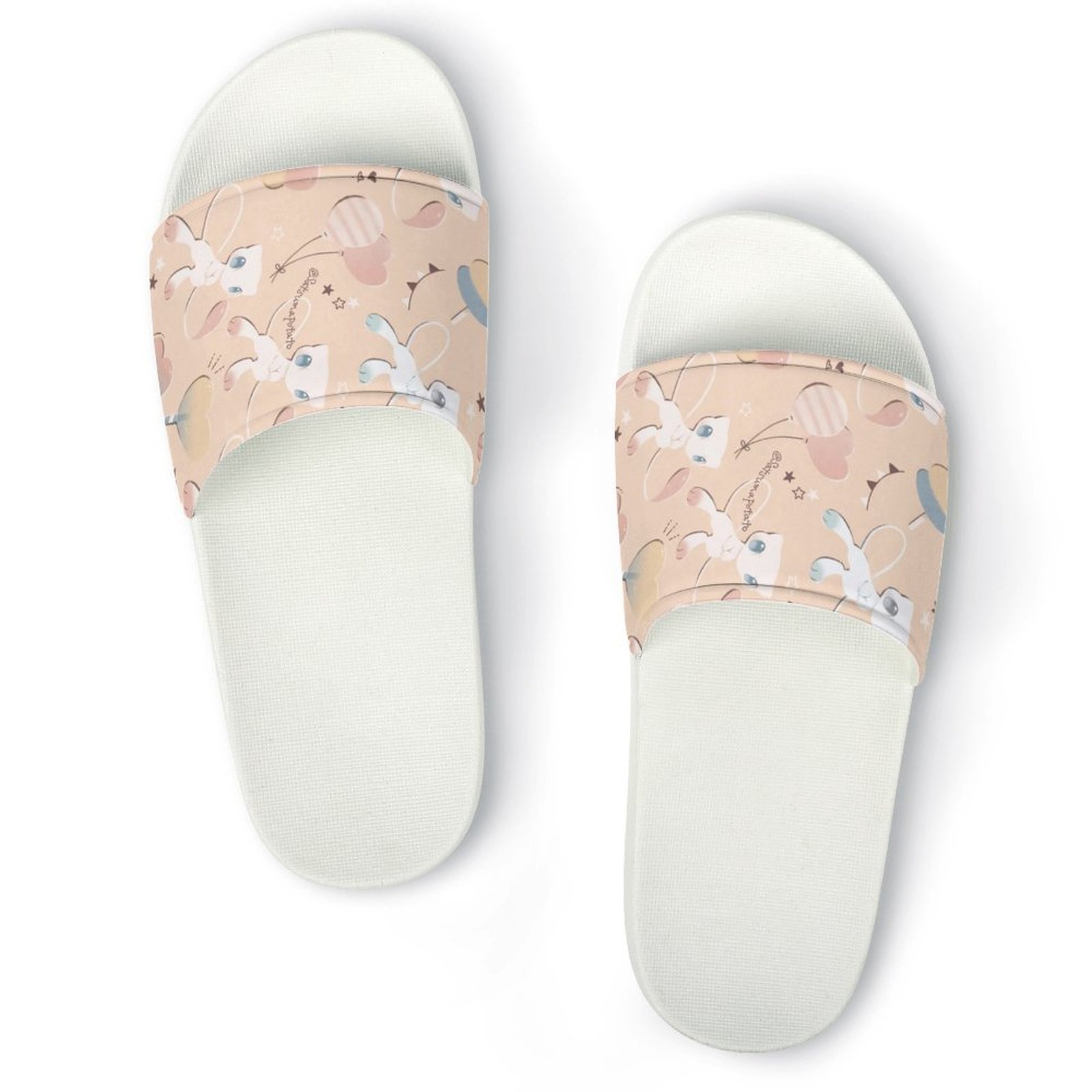Mewtwo Pokemon House Slides Non Slip Quick Drying Shower Sandals ...