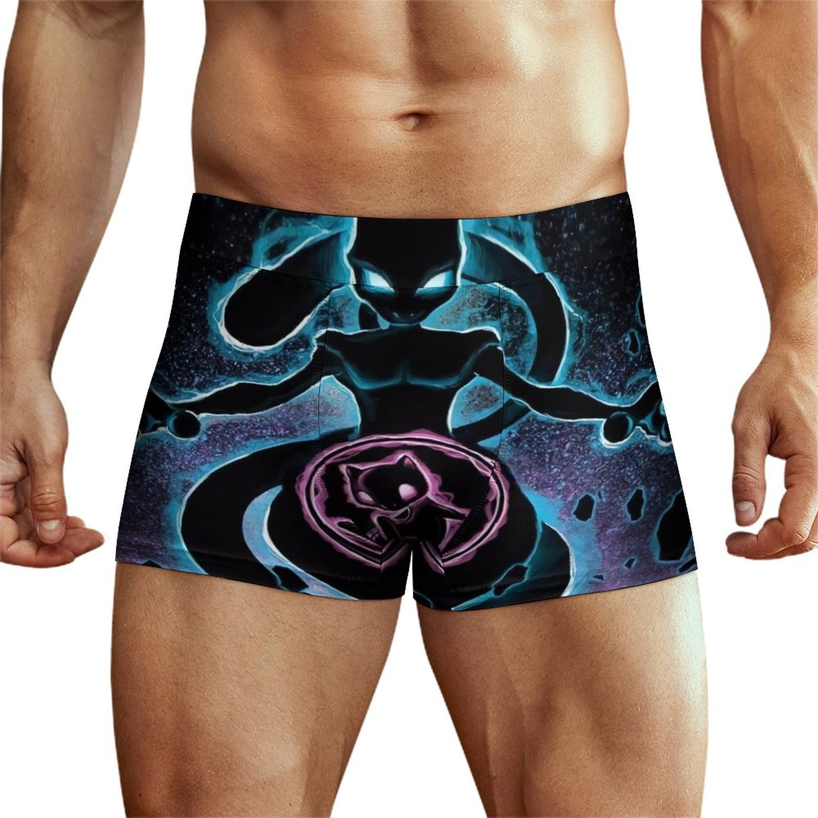 Mewtwo Pokemon Waist Underwear Funny Men Boy Boxer Briefs Men's ...