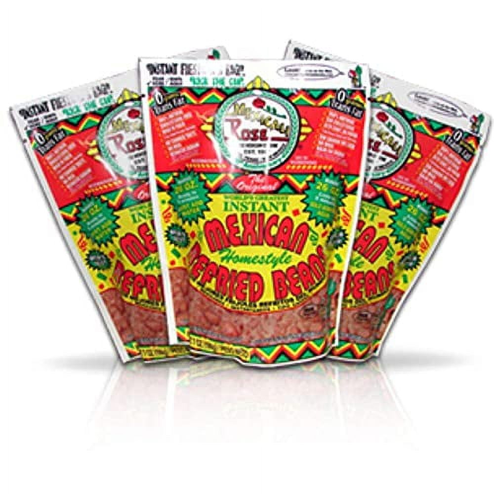Mexicali Rose Instant Homestyle Refried Beans 7oz (Pack of 3) - Walmart.com