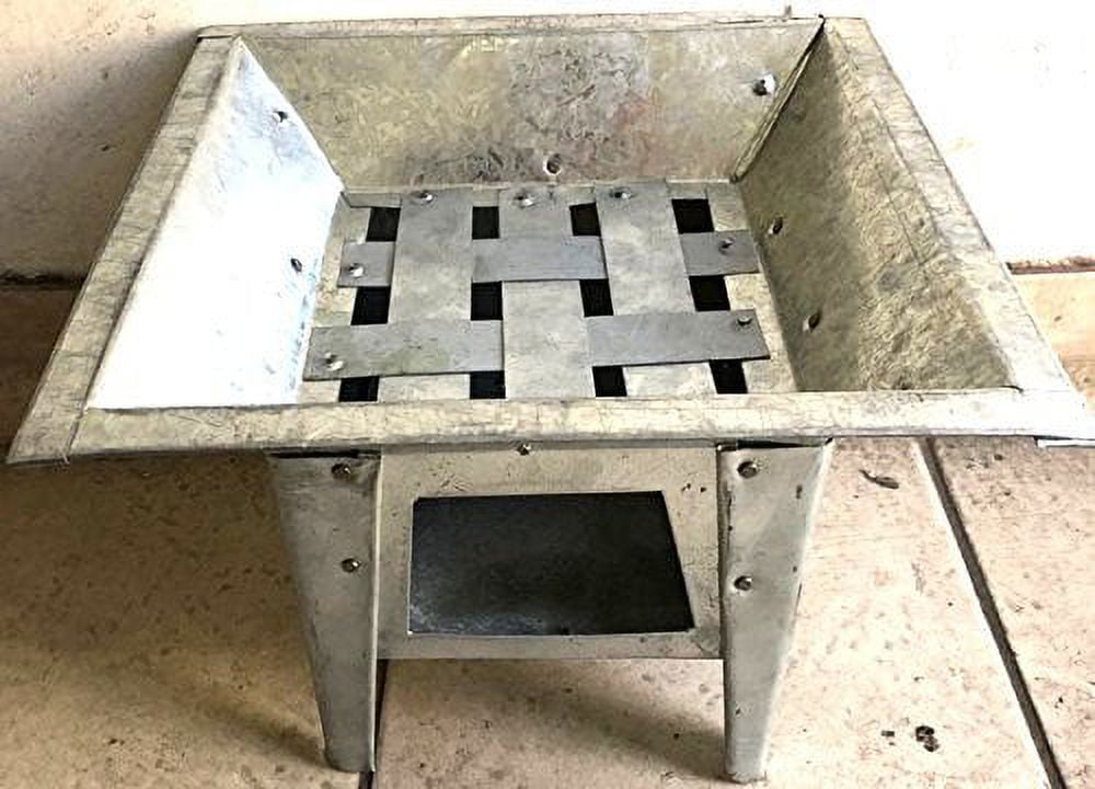Mexican All Metal Brasero BBQ Grill Fire Pit Outdoor Stove 12"x12" Made ...
