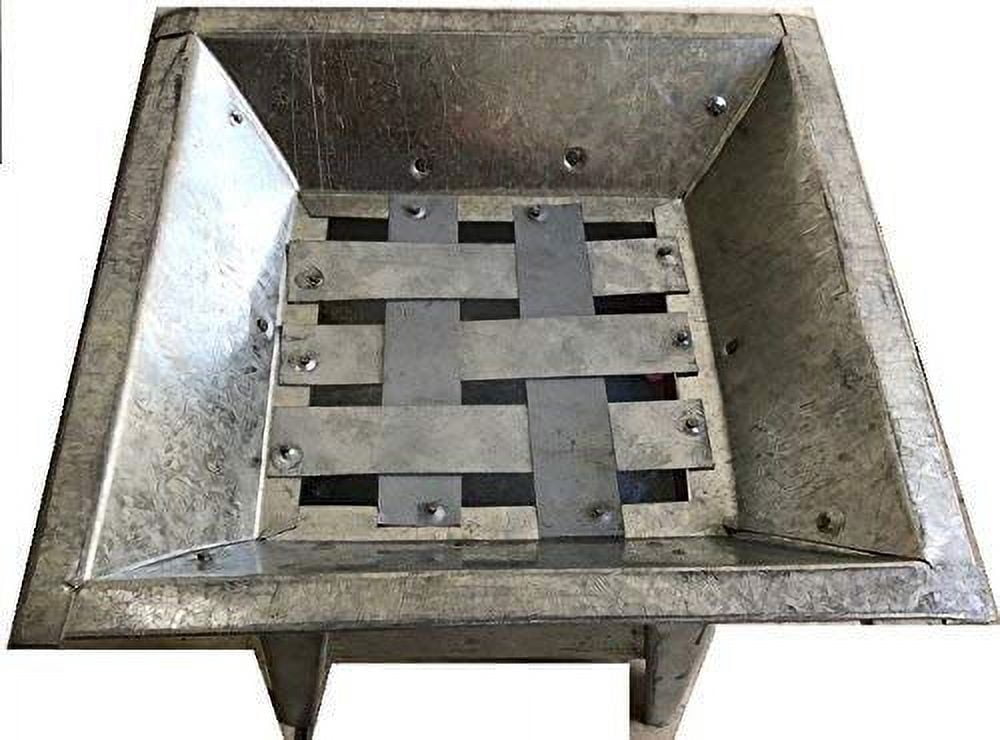 Mexican All Metal Brasero BBQ Grill Fire Pit Outdoor Stove 13.5"x13.5 ...