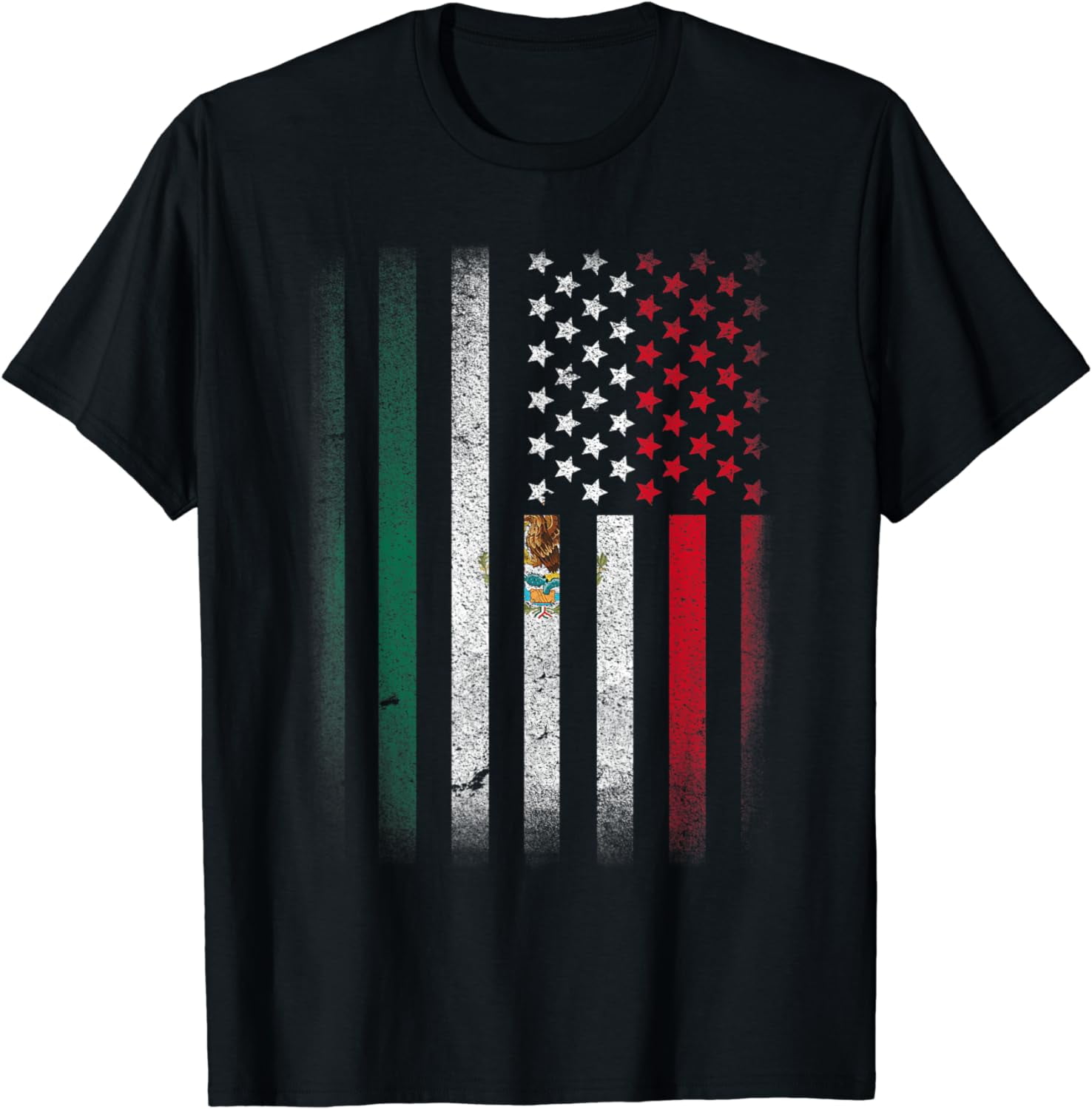 Mexican American Flag Mexico Usa America T-Shirt - Walmart.com