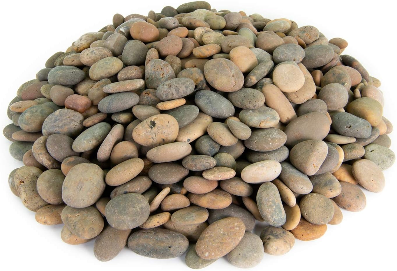 Mexican Beach Pebbles | 20 Pounds of Smooth Unpolished Stones | Hand ...