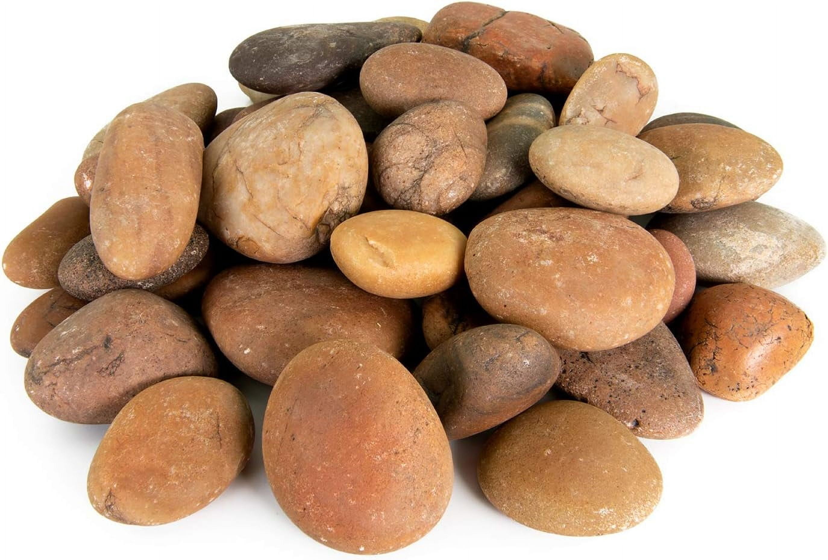 Mexican Beach Pebbles | 40 Pounds of Smooth Unpolished Stones | Hand ...